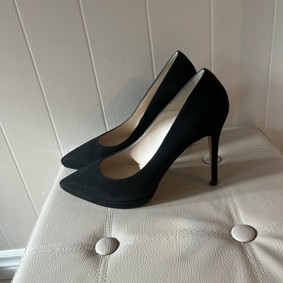 LK Bennett | Shoes | Lk Bennett Pointy Sledge Suede Pumps | Poshmark